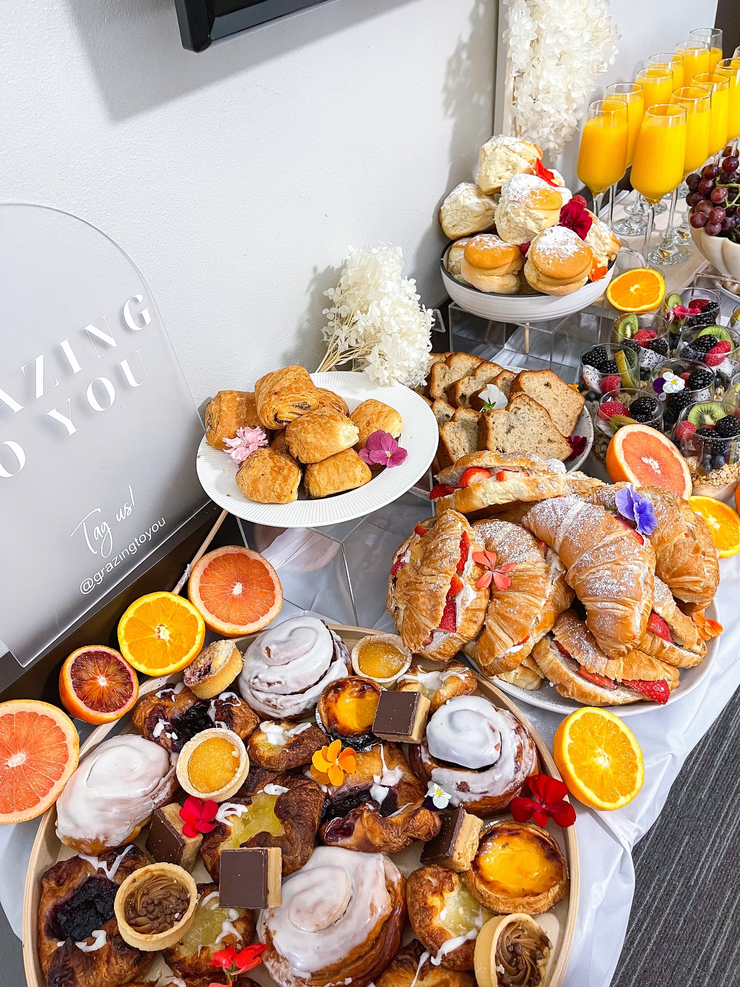 Bridal Breakfast Tables – Grazing To You